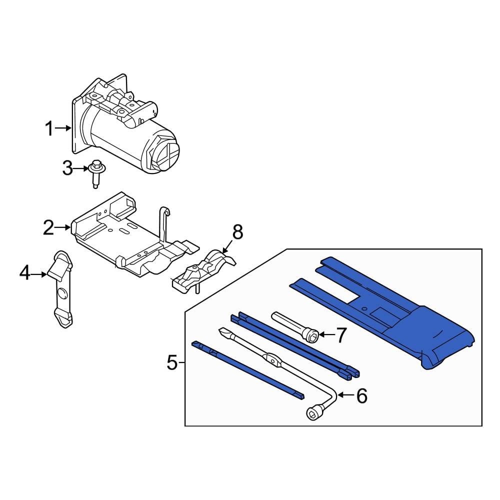 Ford OE HC3Z17005H - Multi-Purpose Tool Set