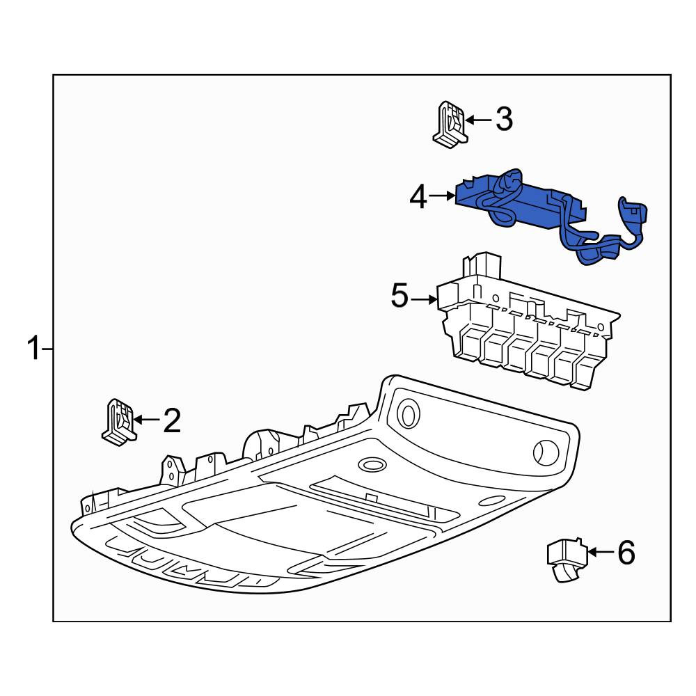 Ford OE HC3Z15K609A - Anti-Theft Infrared Sensor