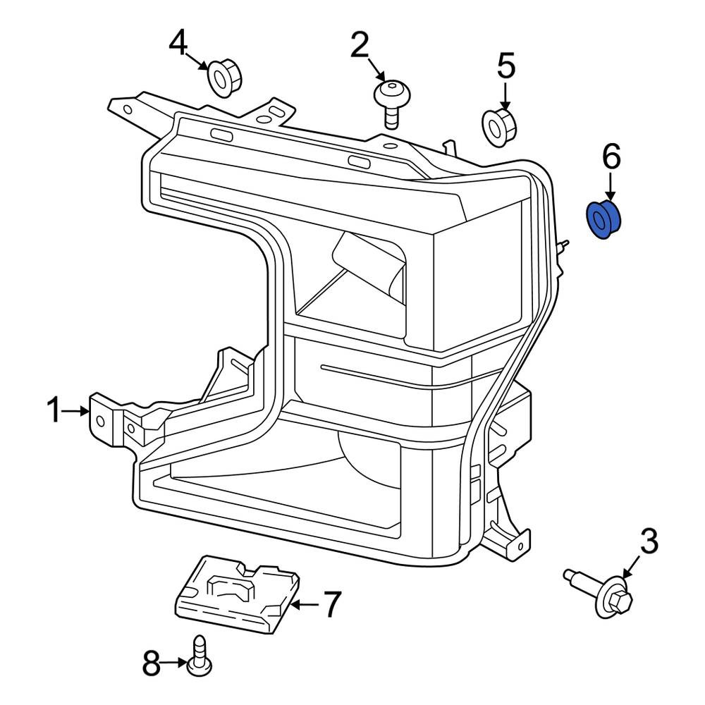Ford OE W720711S300 - Headlight Grommet