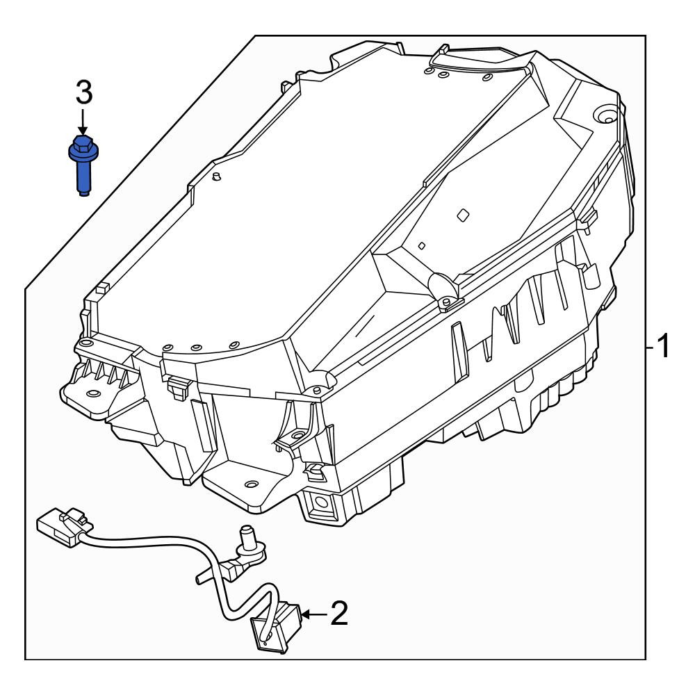 Ford OE W711390S450B - Lower Grille Bolt