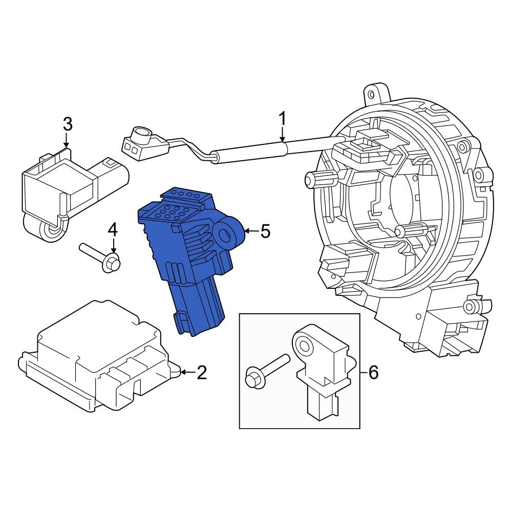 Ford OE ML3Z14B345A - Center Air Bag Impact Sensor