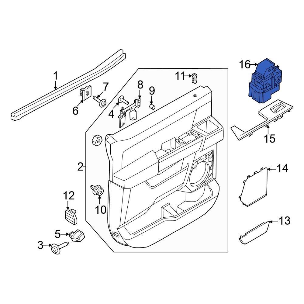 Ford OE ML3Z14529BC - Rear Door Window Switch