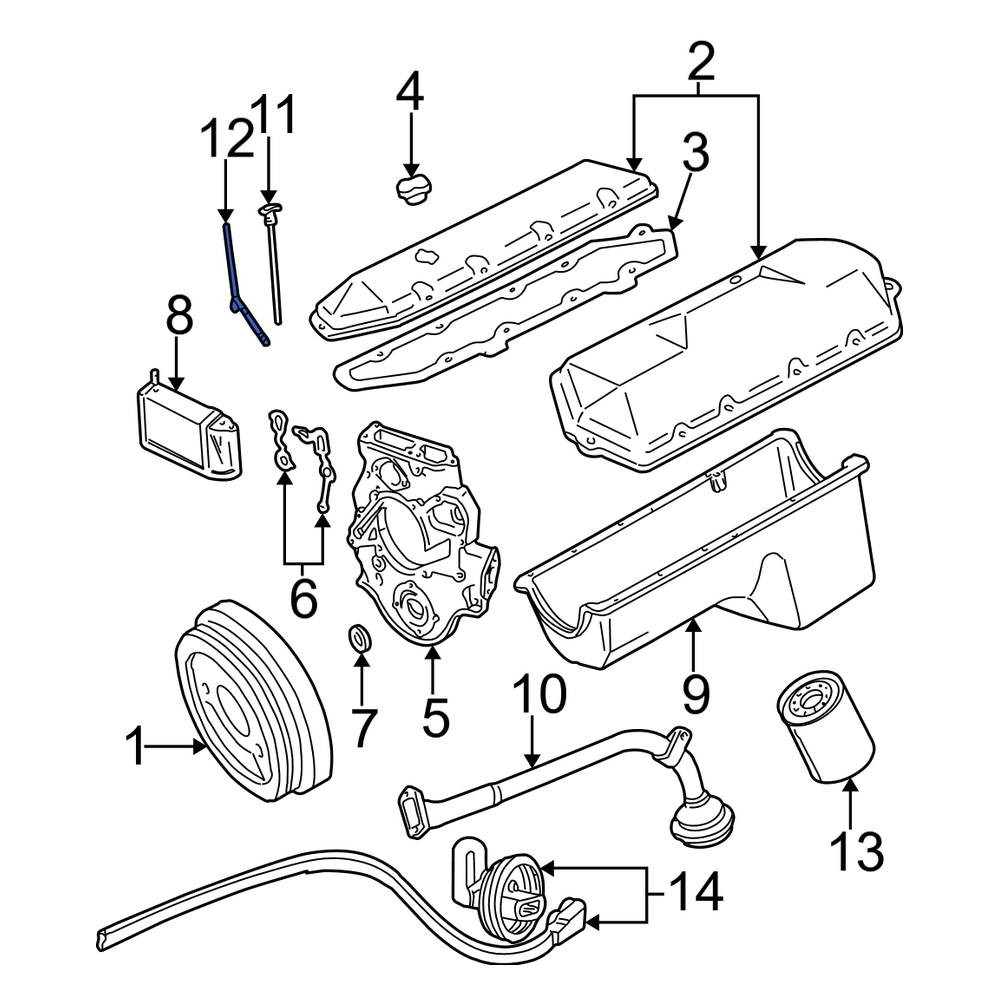 Ford OE F81Z6754AA - Engine Oil Dipstick Tube