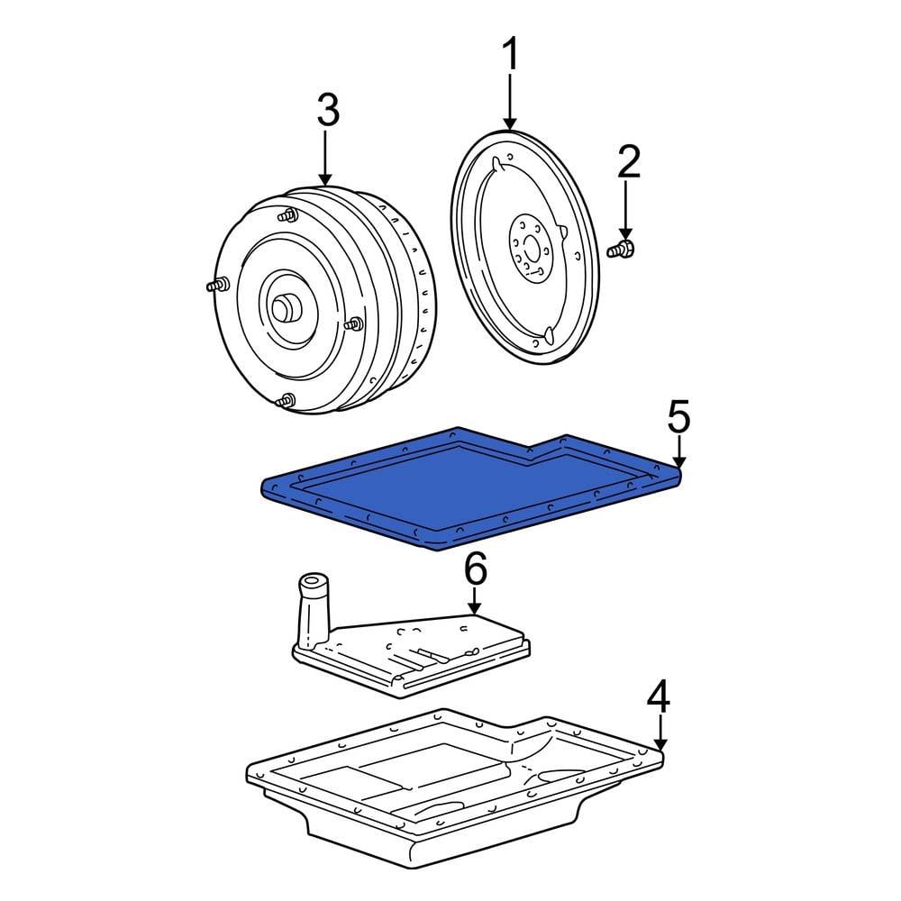 Ford OE F6TZ7A191A - Transmission Oil Pan Gasket