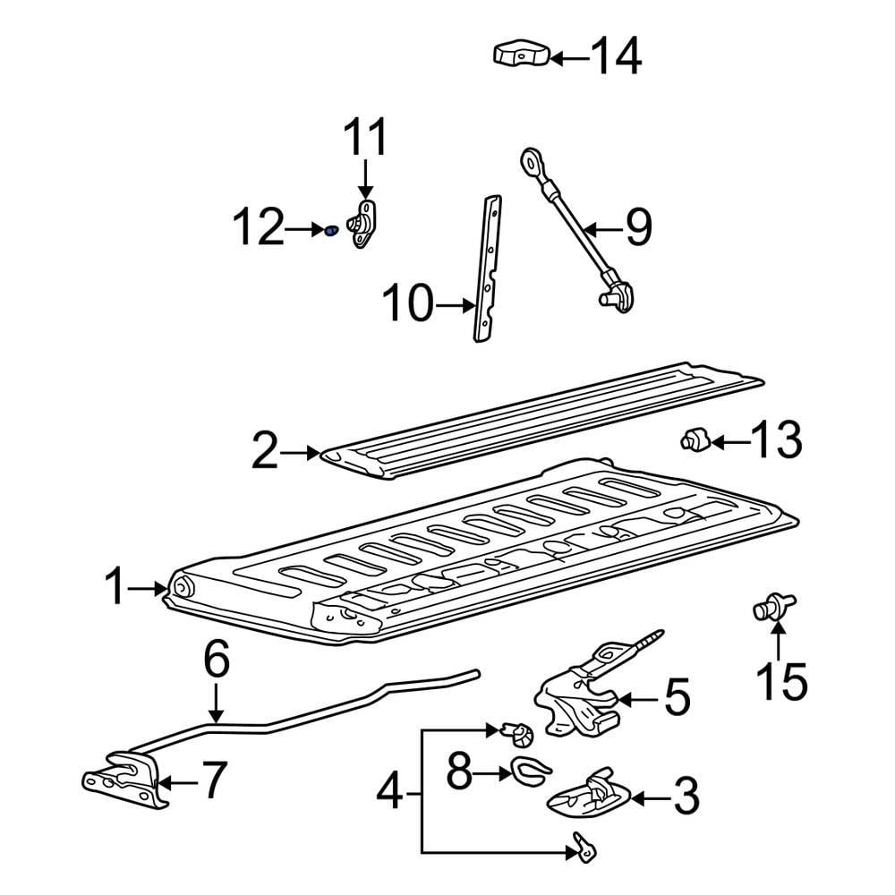 Ford OE E9TZ99430B44A - Tailgate Bushing