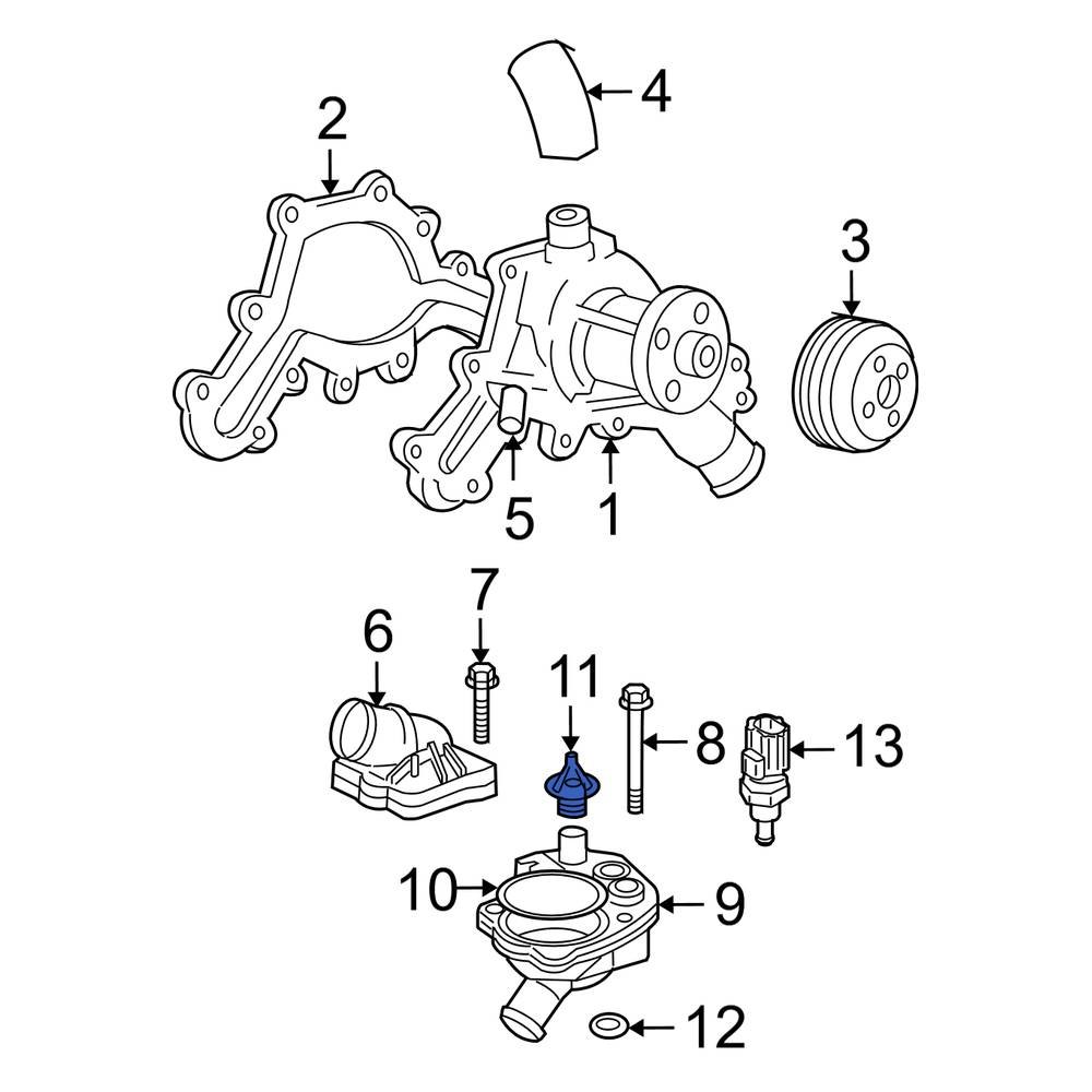 Ford OE 2L2Z8575AA - Engine Coolant Thermostat