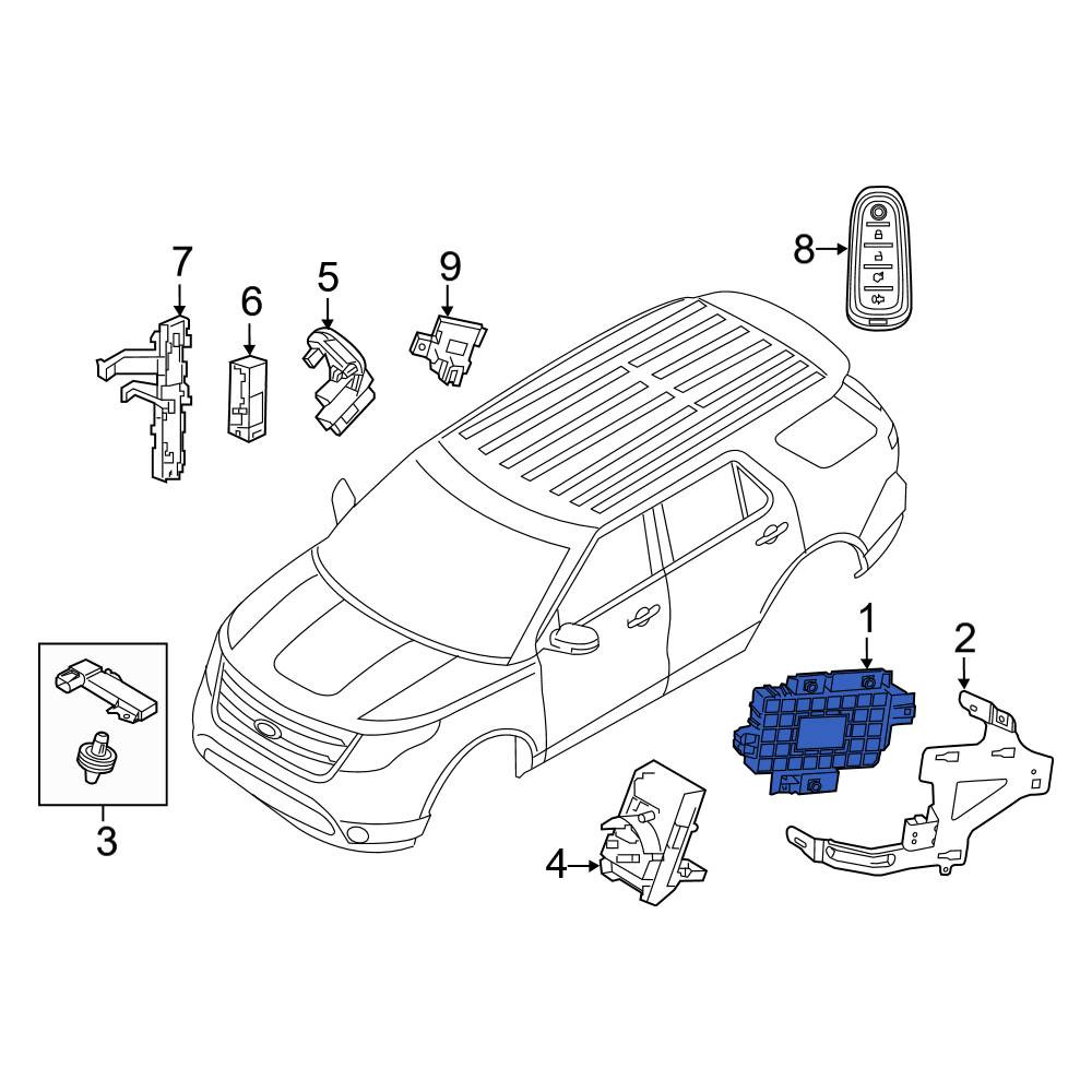 Ford OE GU5Z15604U - Junction Block