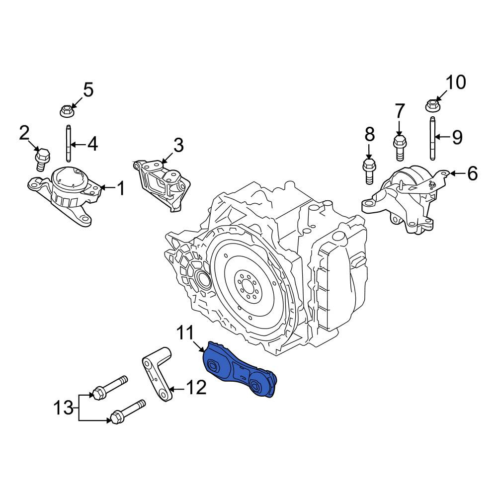 Ford OE GB5Z6068A - Engine Support Rod