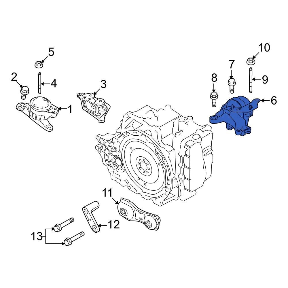 Ford OE FB5Z6038B - Automatic Transmission Mount