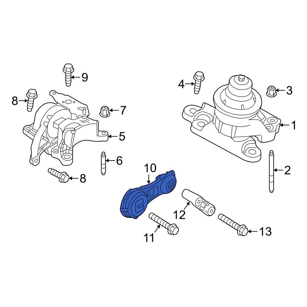 Ford OE FB5Z6068D - Engine Support Rod