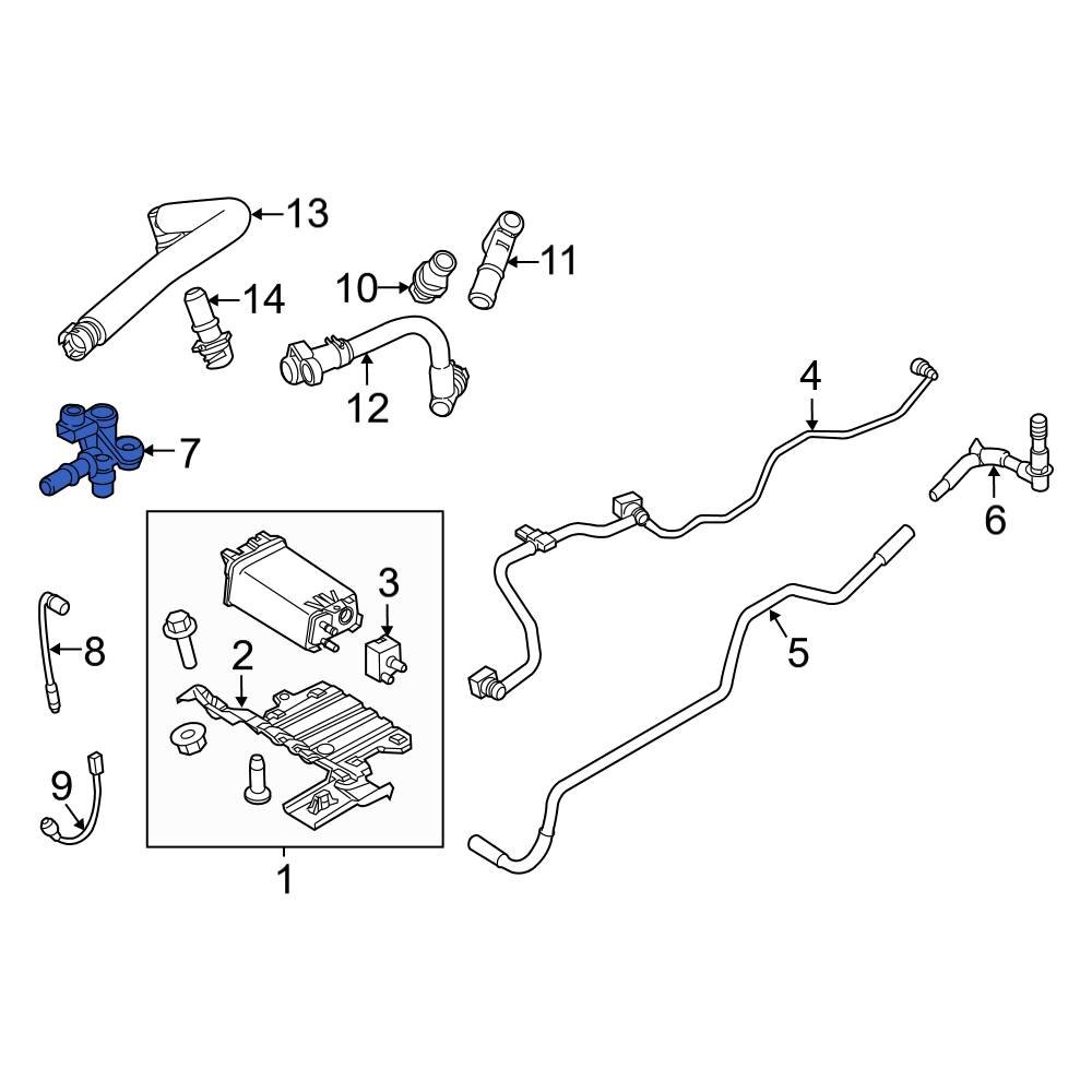 Ford OE CU5Z9F945A - Vapor Canister Purge Solenoid