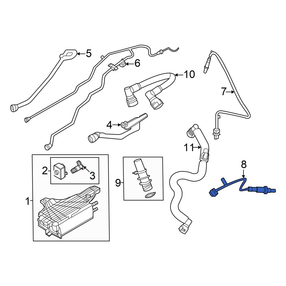 Ford OE L1MZ6758D - PCV Valve Hose