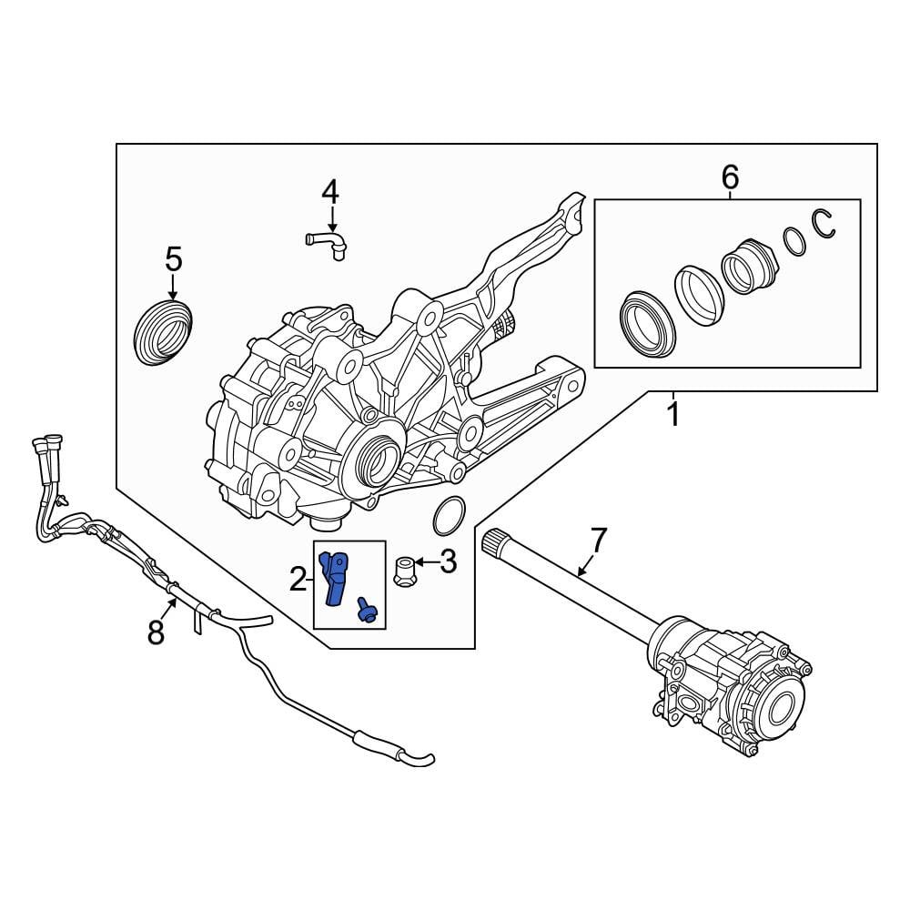Ford OE L1MZ4B409B - Front Differential Lock Sensor