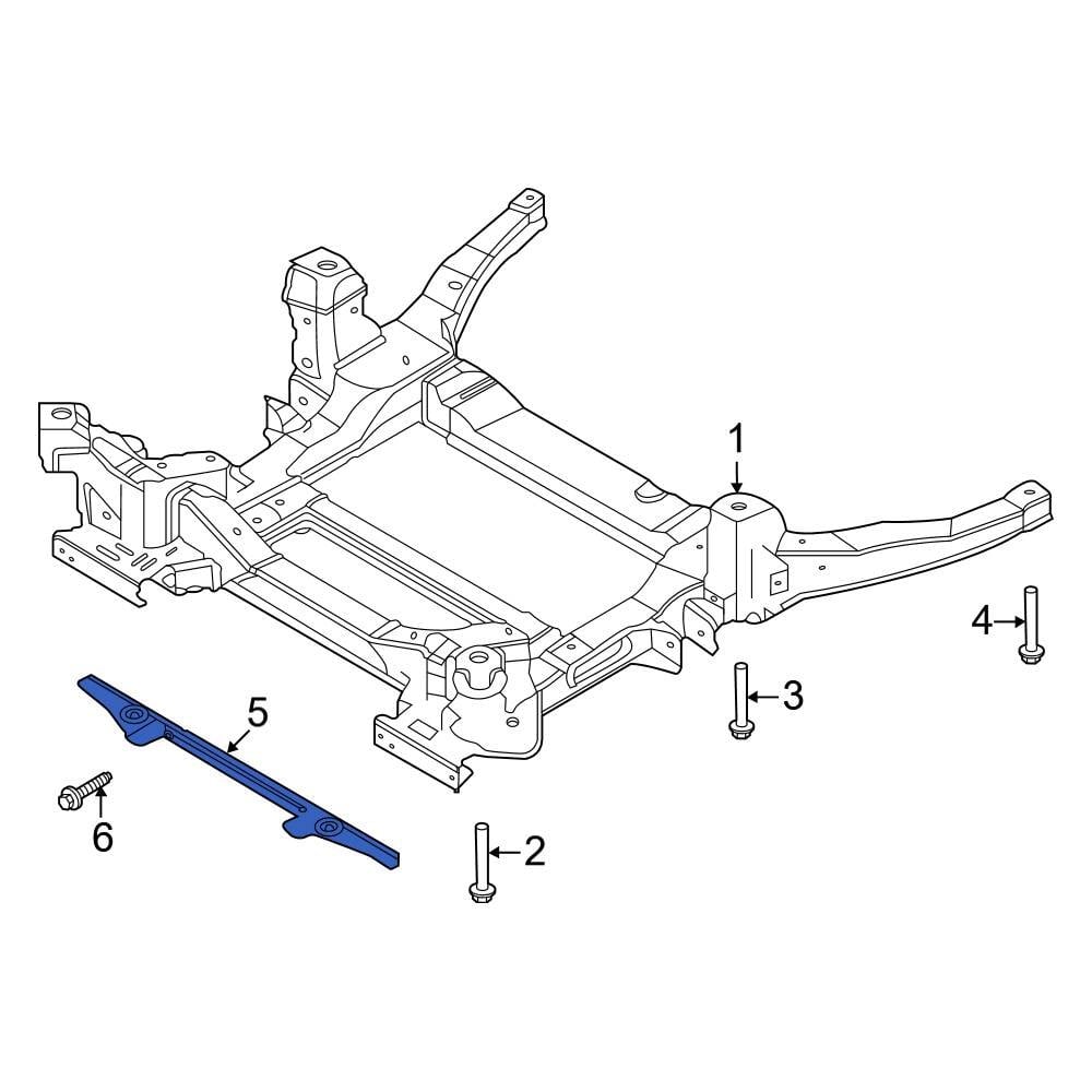 Ford OE LB5Z5F078B - Front Suspension Subframe Reinforcement Bracket