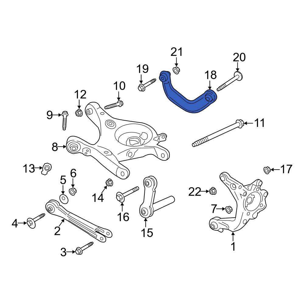 Ford OE LB5Z3082A - Front Right Forward Suspension Control Arm
