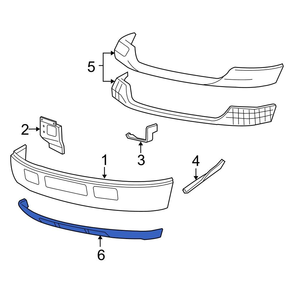 Ford OE 5C3Z17626AAA - Front Valance Panel