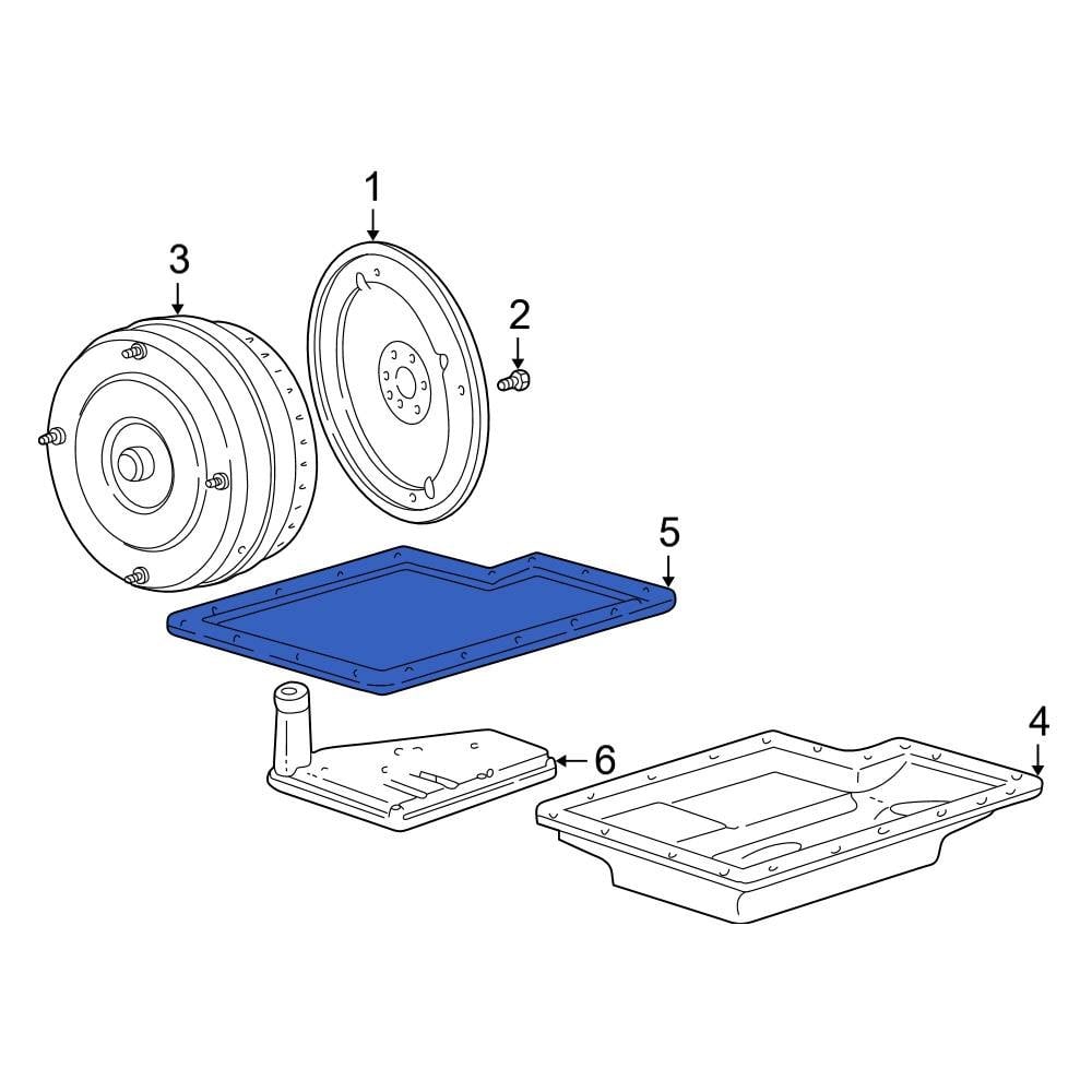 Ford OE F6TZ7A191A - Transmission Oil Pan Gasket