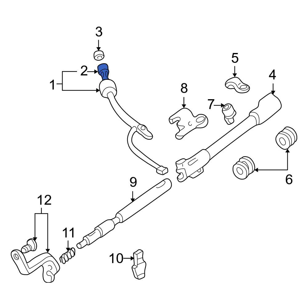 Ford OE F58Z7G550AA - Shift Interlock Release Button