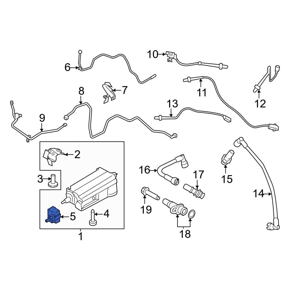 Ford OE CU5Z9F945A - Vapor Canister Purge Solenoid
