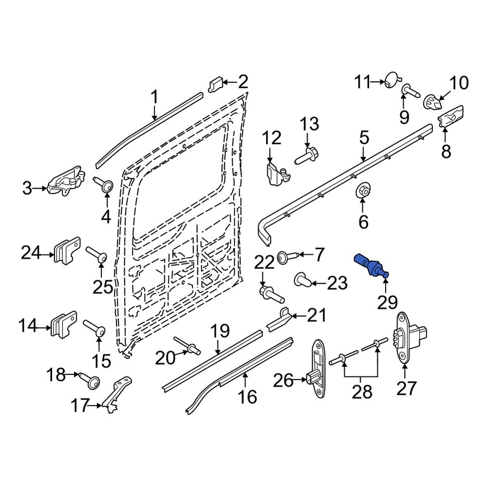 Ford OE 5F2Z14018F - Door Jamb Switch