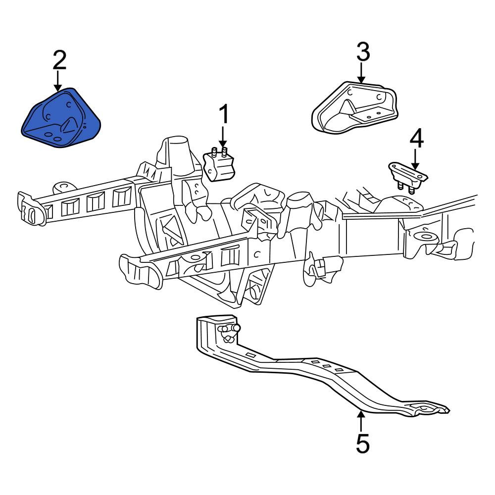 Ford OE 3L5Z6030JA - Right Engine Mount Bracket