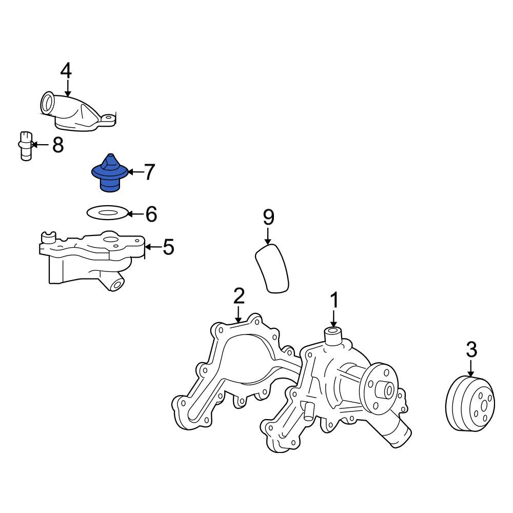 Ford OE 2L2Z8575AA - Engine Coolant Thermostat