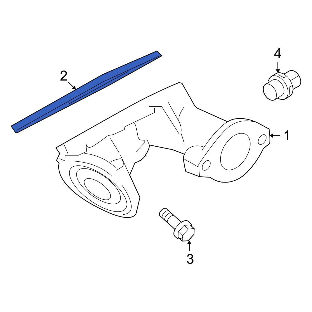 Ford OE F65Z6840B - Engine Oil Filter Adapter Gasket