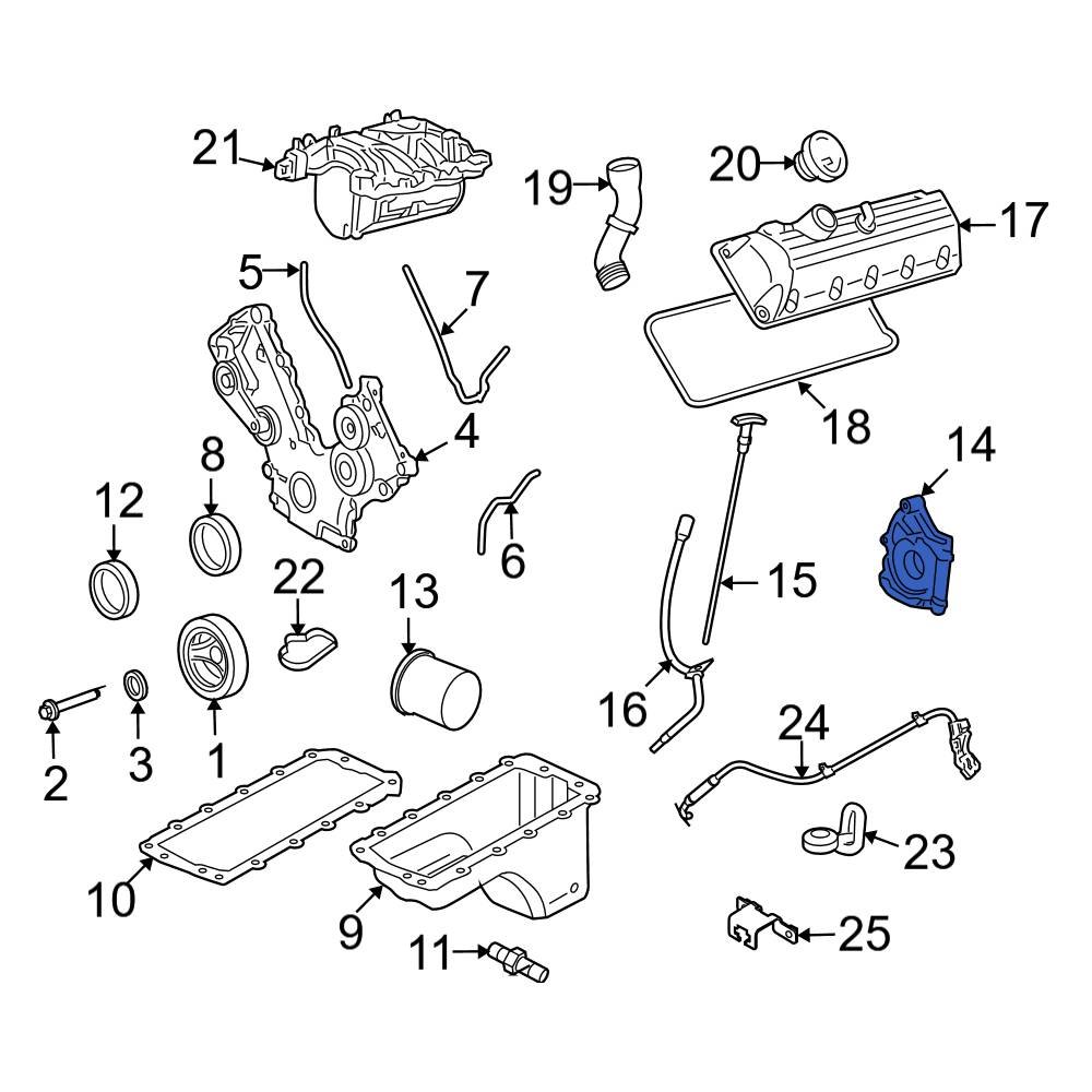 Ford OE 9L3Z6600A - Engine Oil Pump