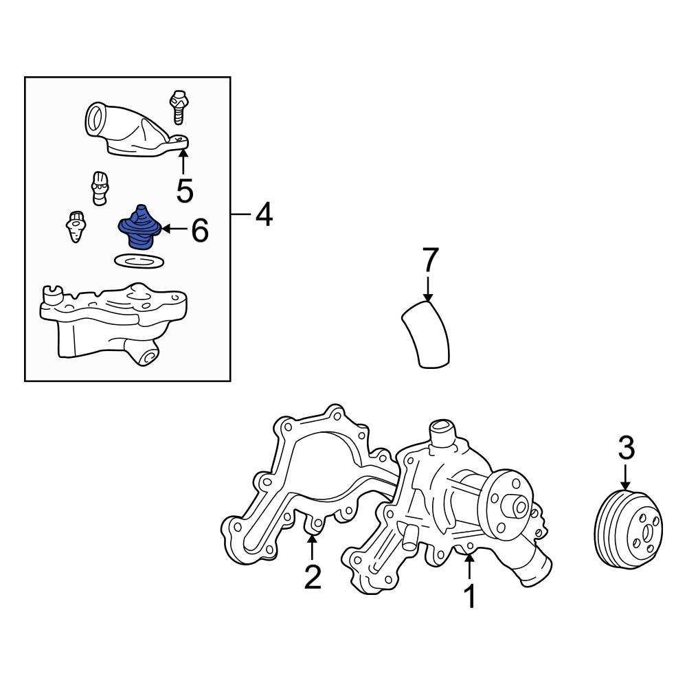 Ford OE 2L2Z8575AA - Engine Coolant Thermostat