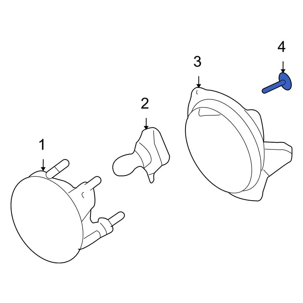 Ford OE W705228S901 - Parking Light Bolt