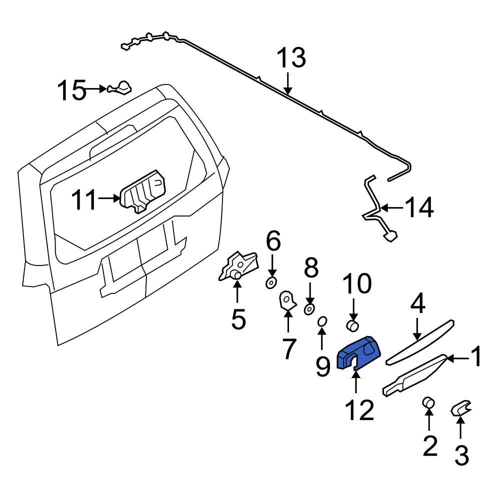 Ford OE 7L2Z17C412A - Outer Wiper Motor Gasket