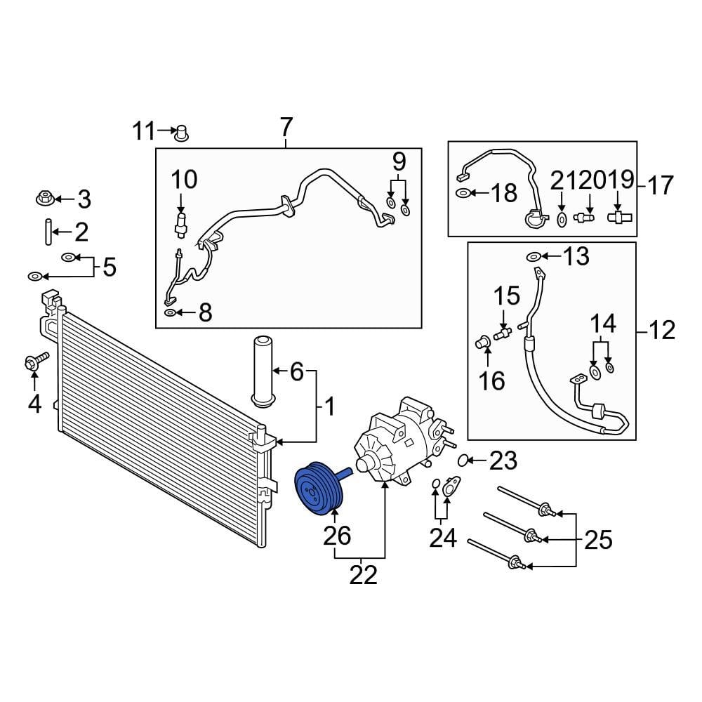 Ford OE AV1Z19D786A - A/C Compressor Clutch