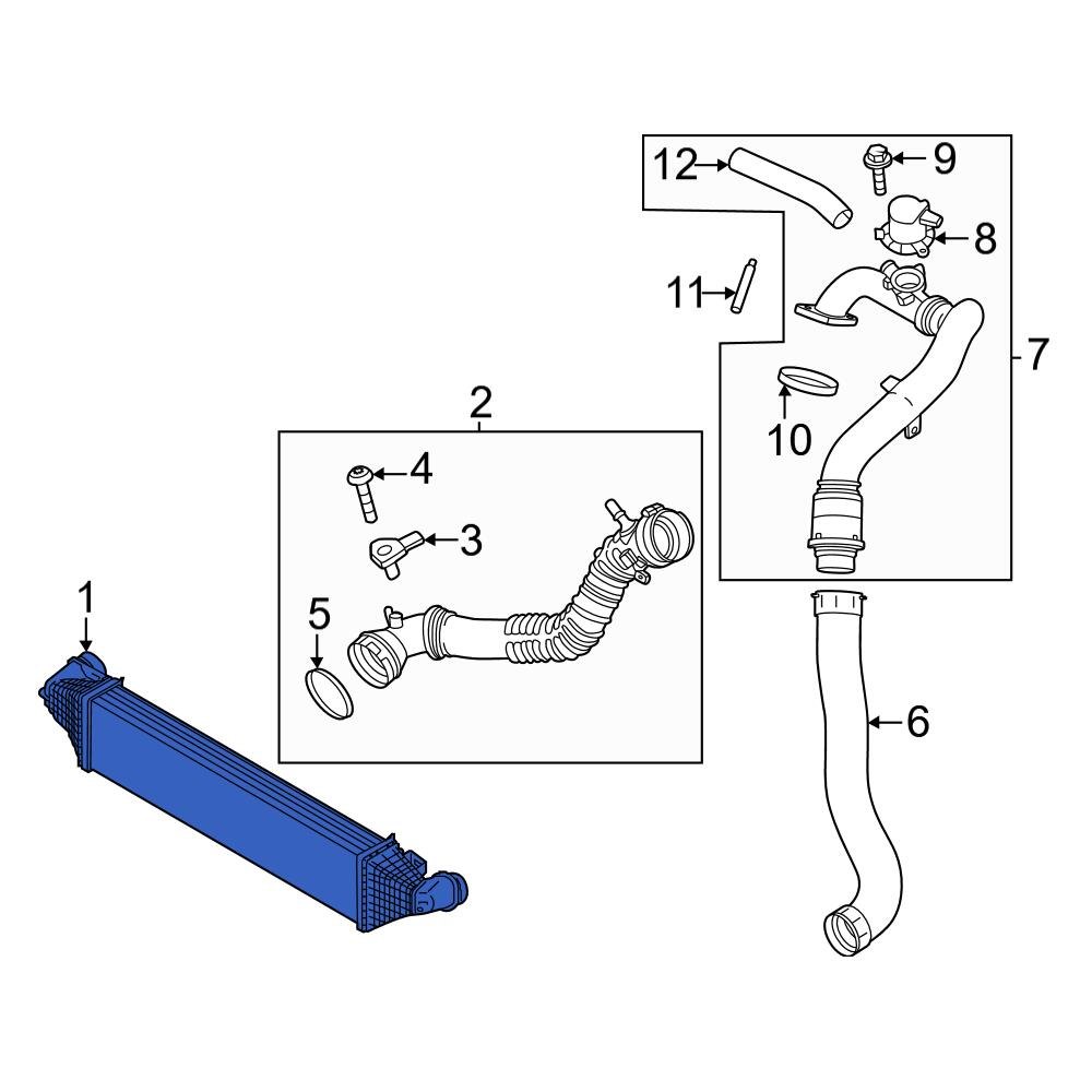 Ford OE LX6Z6K775A - Intercooler