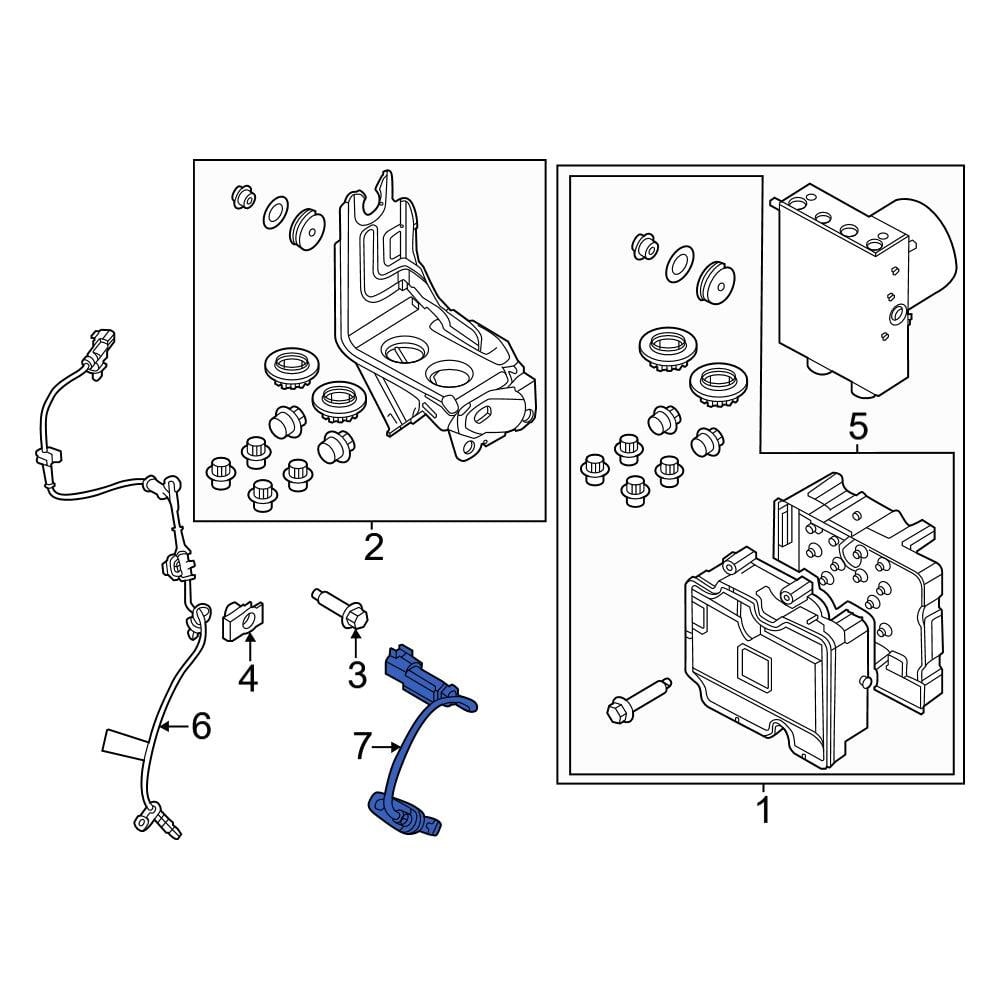 Ford OE MB3Z2C190H - Rear ABS Wheel Speed Sensor