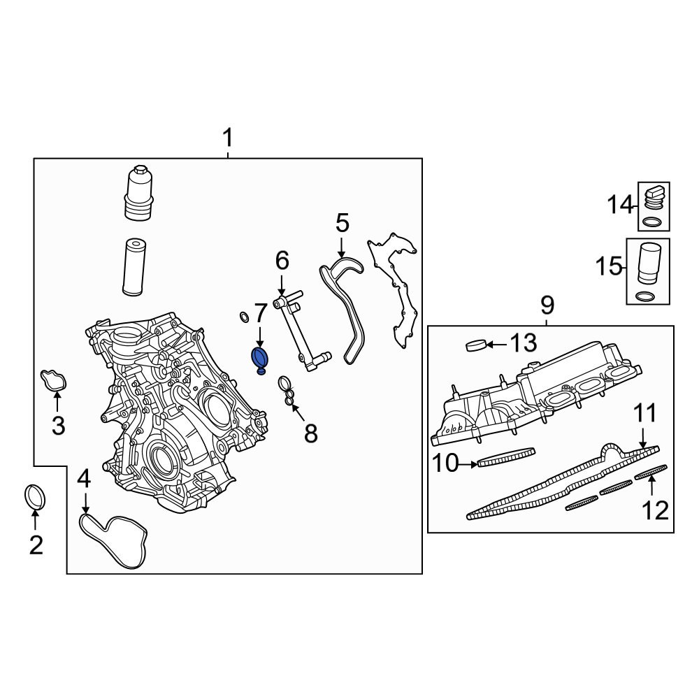 Ford OE FT4Z6626A - Engine Oil Pump Pickup Tube Gasket