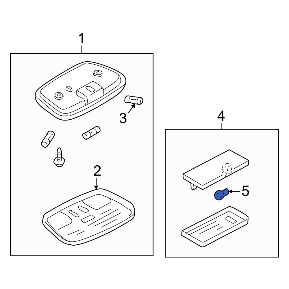 Ford OE E5RY13466B - Rear Side Marker Light
