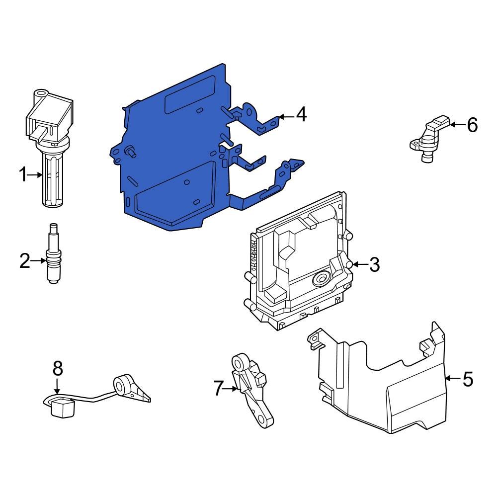 Ford OE LX6Z12A659G - Engine Control Module (ECM) Bracket