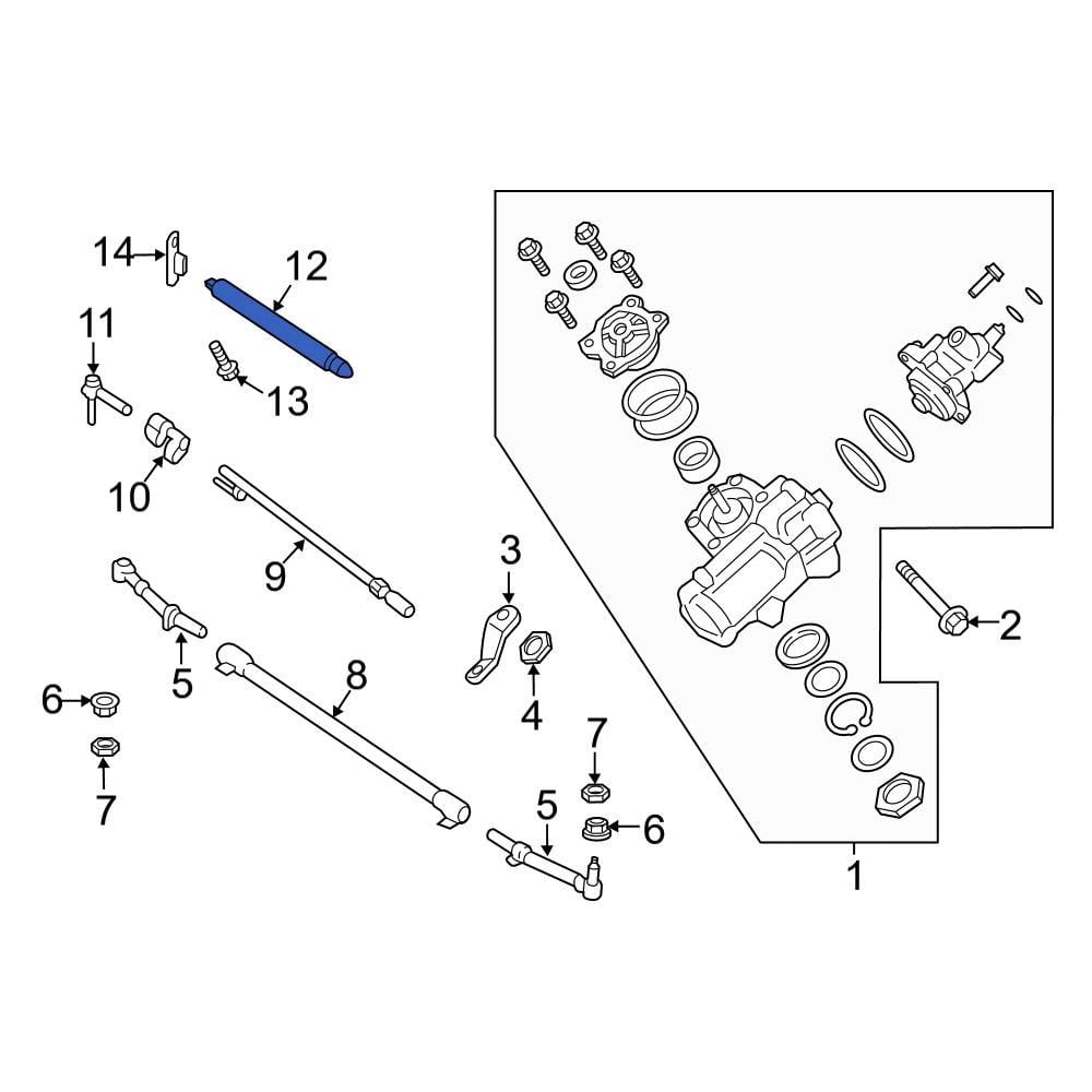 Ford OE KC3Z3E651G - Front Steering Damper