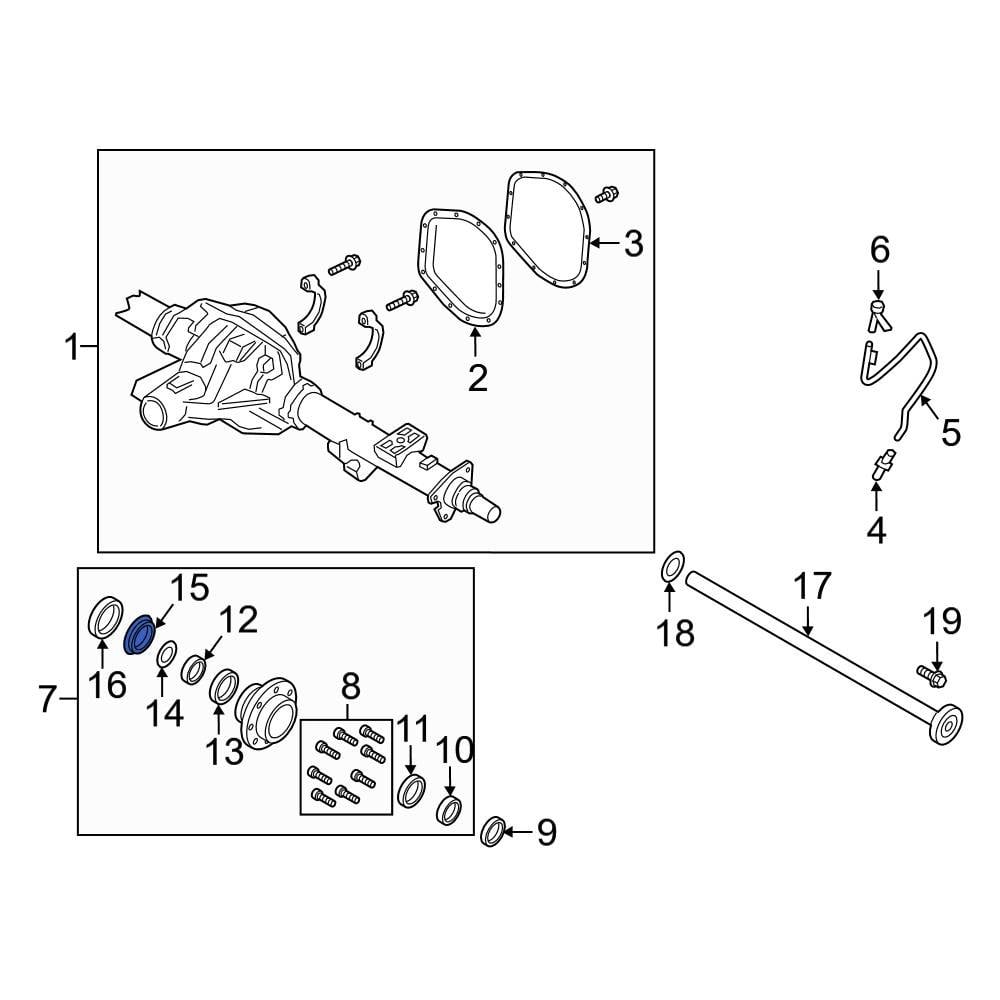 Ford OE 8C3Z1190A - Front Wheel Seal