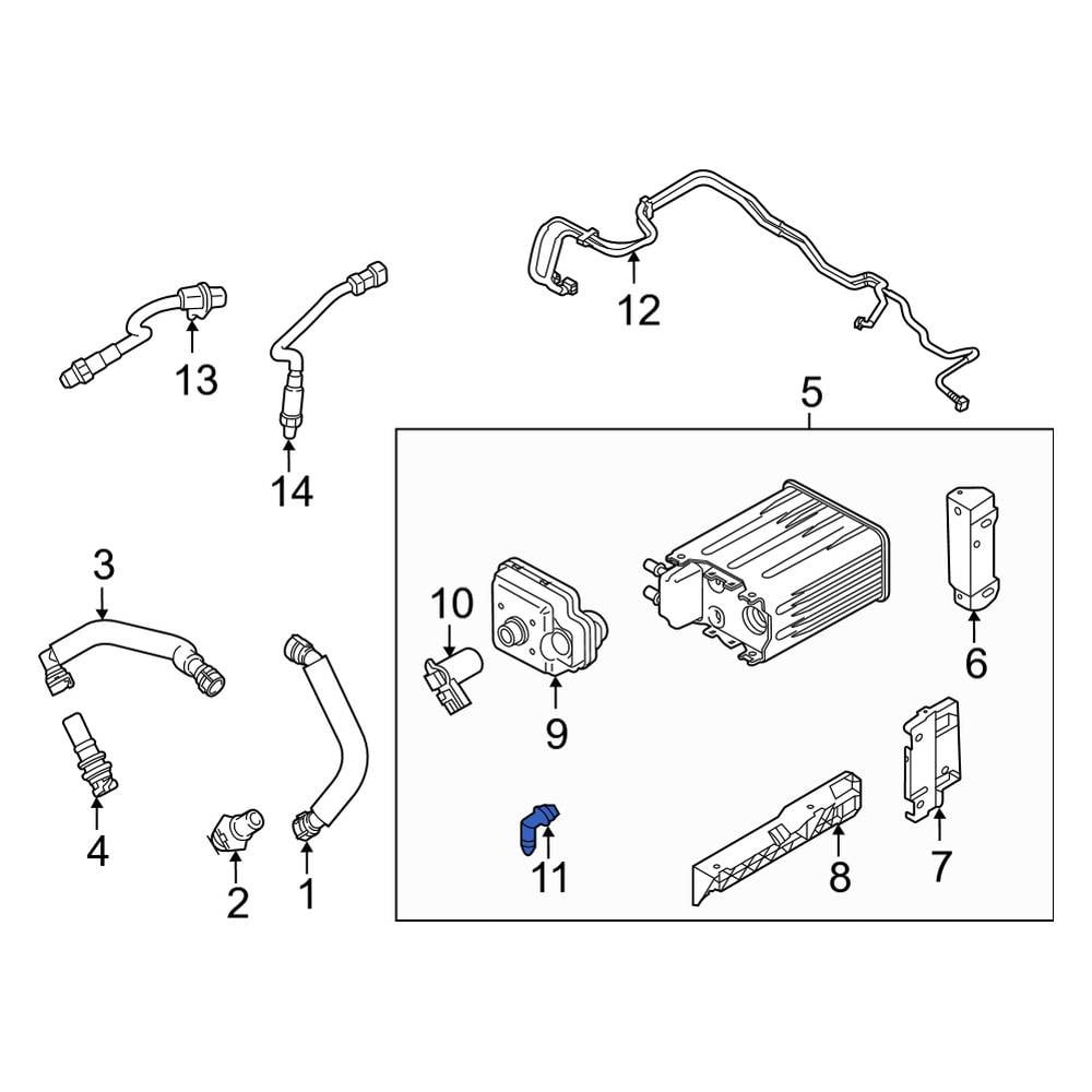 Ford OE 9L3Z9E629A - Evaporative Emissions System Lines