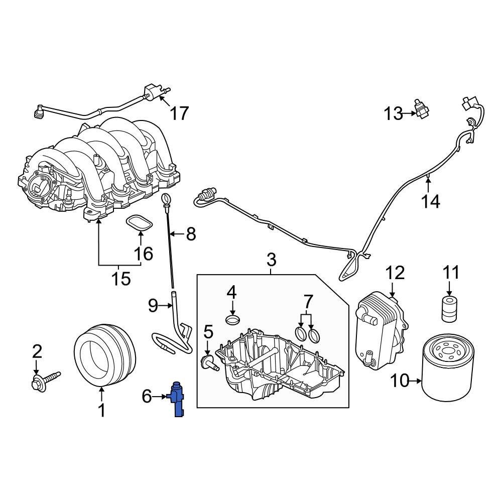 Ford OE JT4Z6C880A - Engine Variable Displacement Oil Control Solenoid
