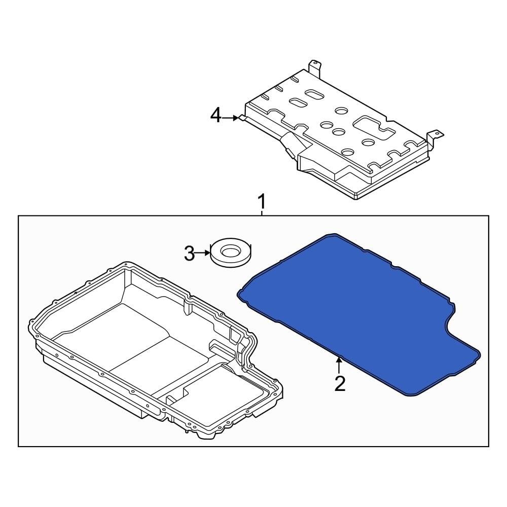 Ford OE PC3Z7F396A - Transmission Oil Pan Gasket