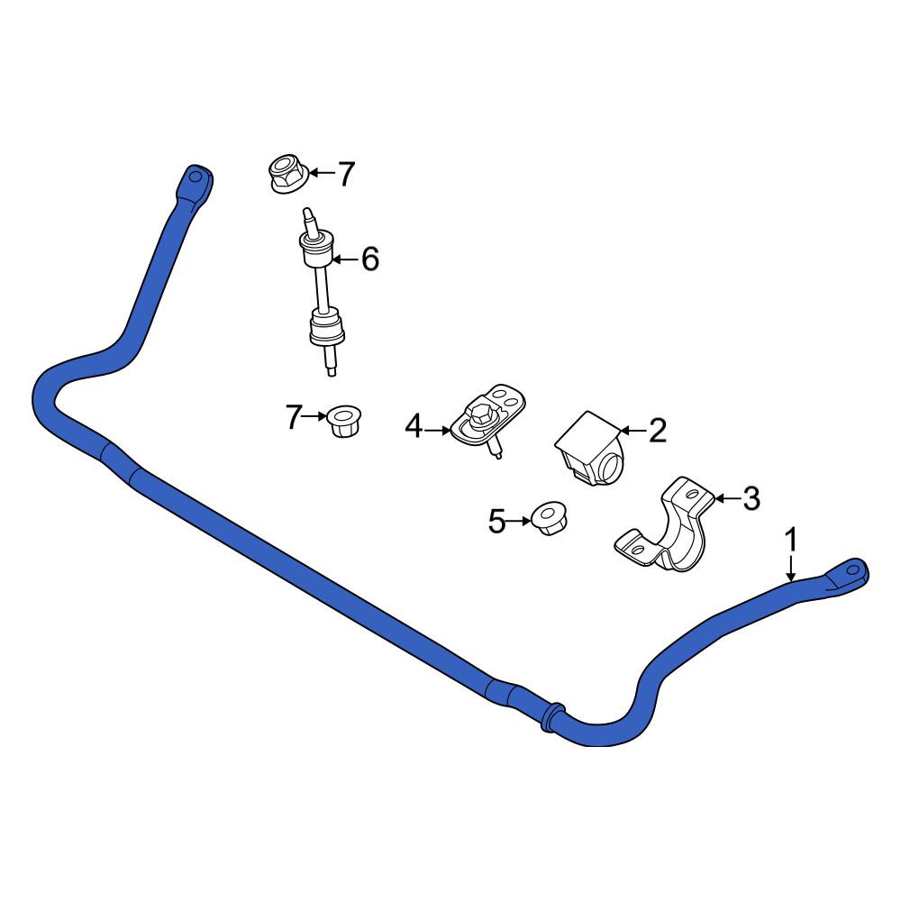 Ford OE HC3Z5482E - Front Suspension Stabilizer Bar