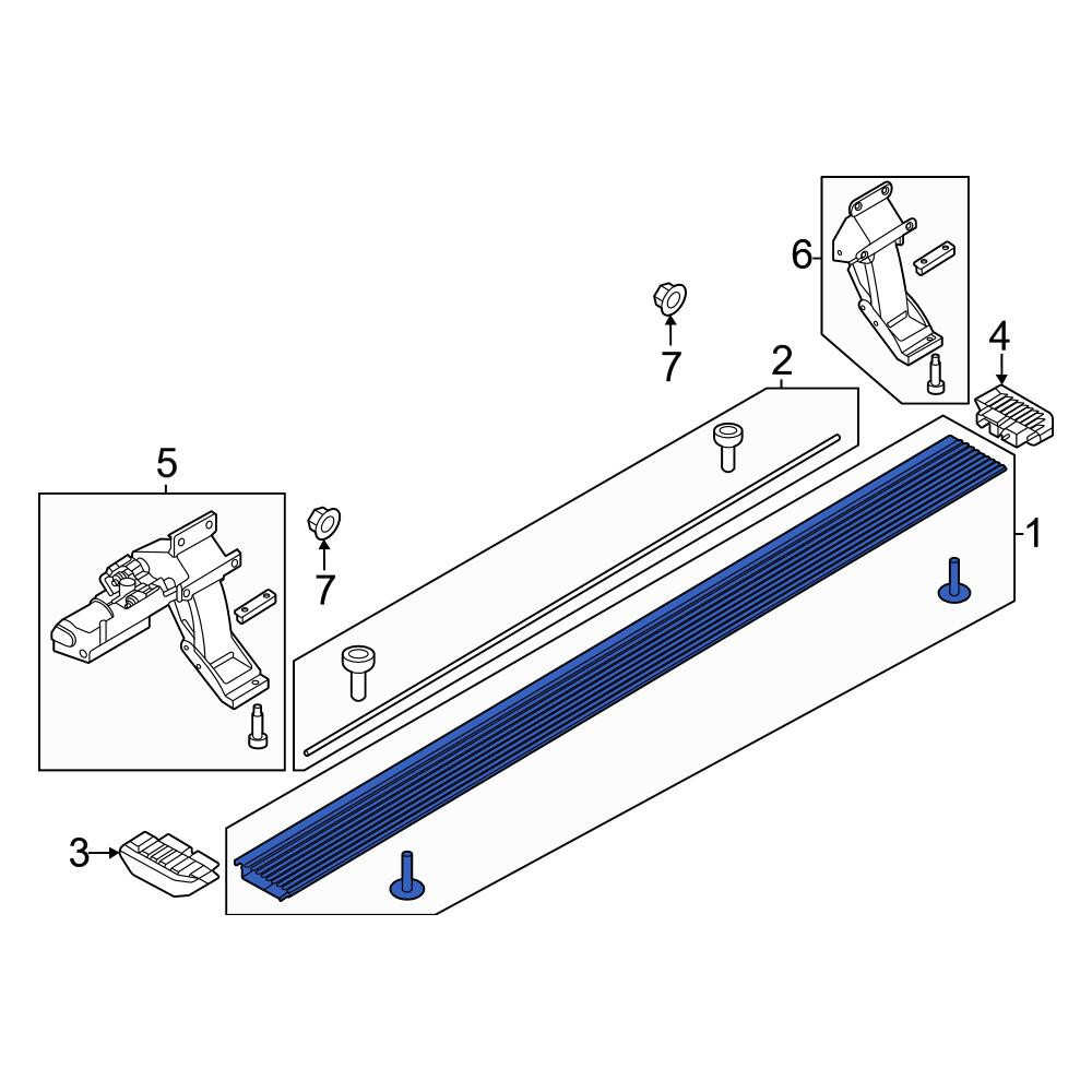 Ford OE FL3Z16490D - Running Board