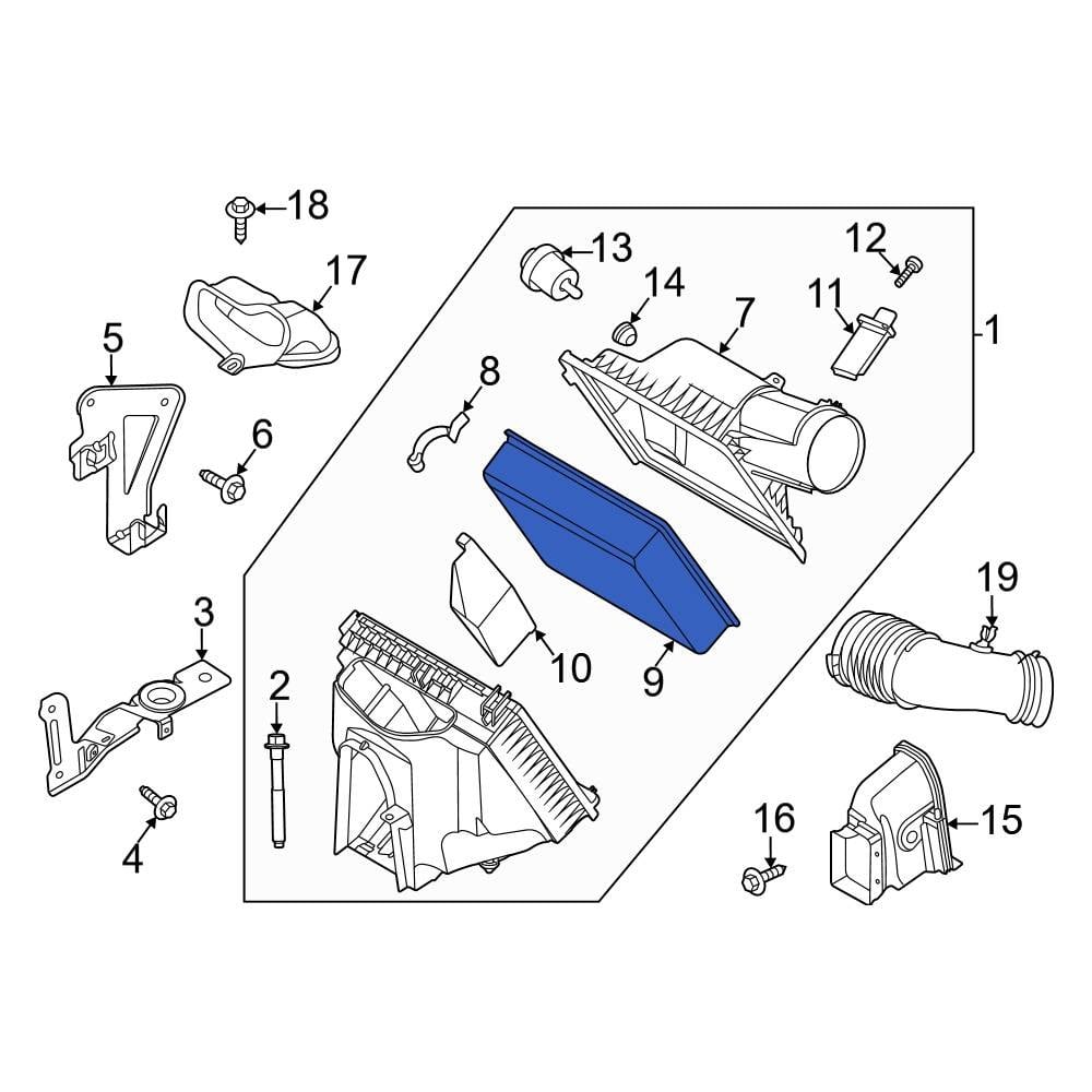 Ford OE LC3Z9601A - Engine Air Filter