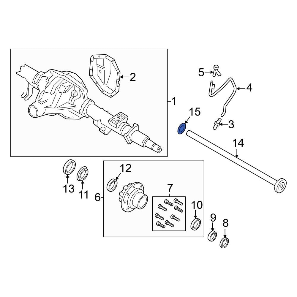 Ford OE F81Z1001BA - Drive Axle Shaft O-Ring