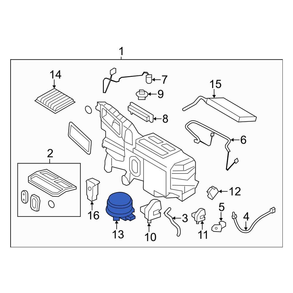 Ford OE 7T4Z19805A - HVAC Blower Motor