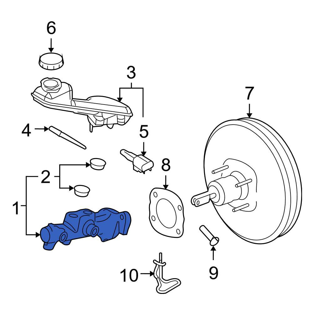 Ford OE CT4Z2140A - Brake Master Cylinder