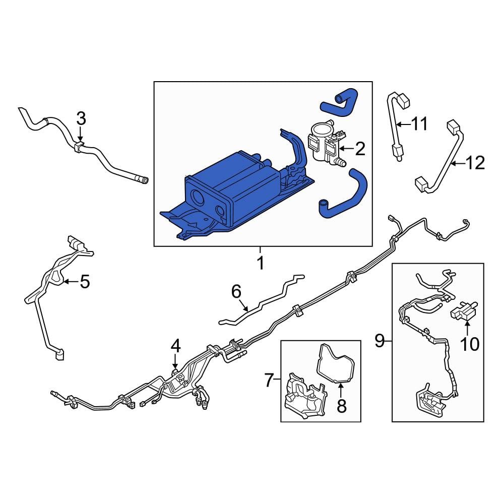 Ford OE 7T4Z9D653B - Vapor Canister