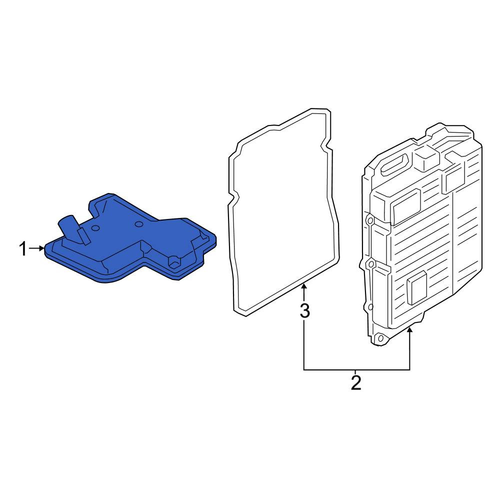 Ford OE JM5Z7A098A - Transmission Oil Filter